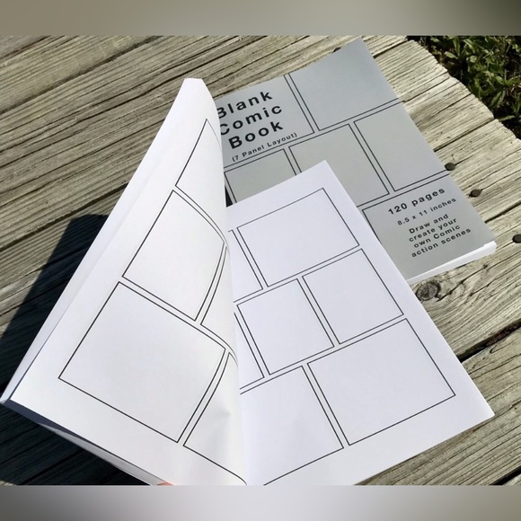 piccadilly | Office | Blank Clean Comic Sketch Book Make Your Own ...